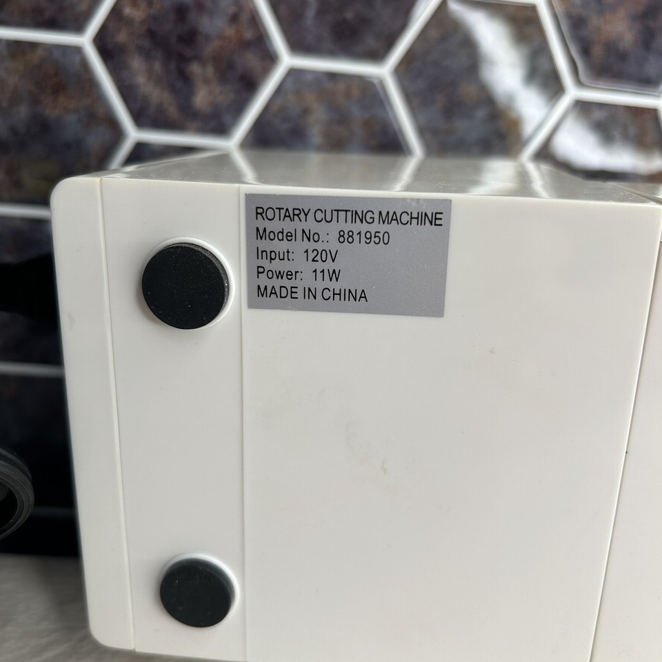 Simplicity Rotary Cutting Machine Model 881950 Quilting Scrapbooking ...