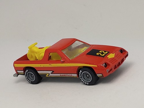 Vintage 1983 Hot Wheels Red Dodge Rampage/Bikes Real Riders 5903 Hong ...