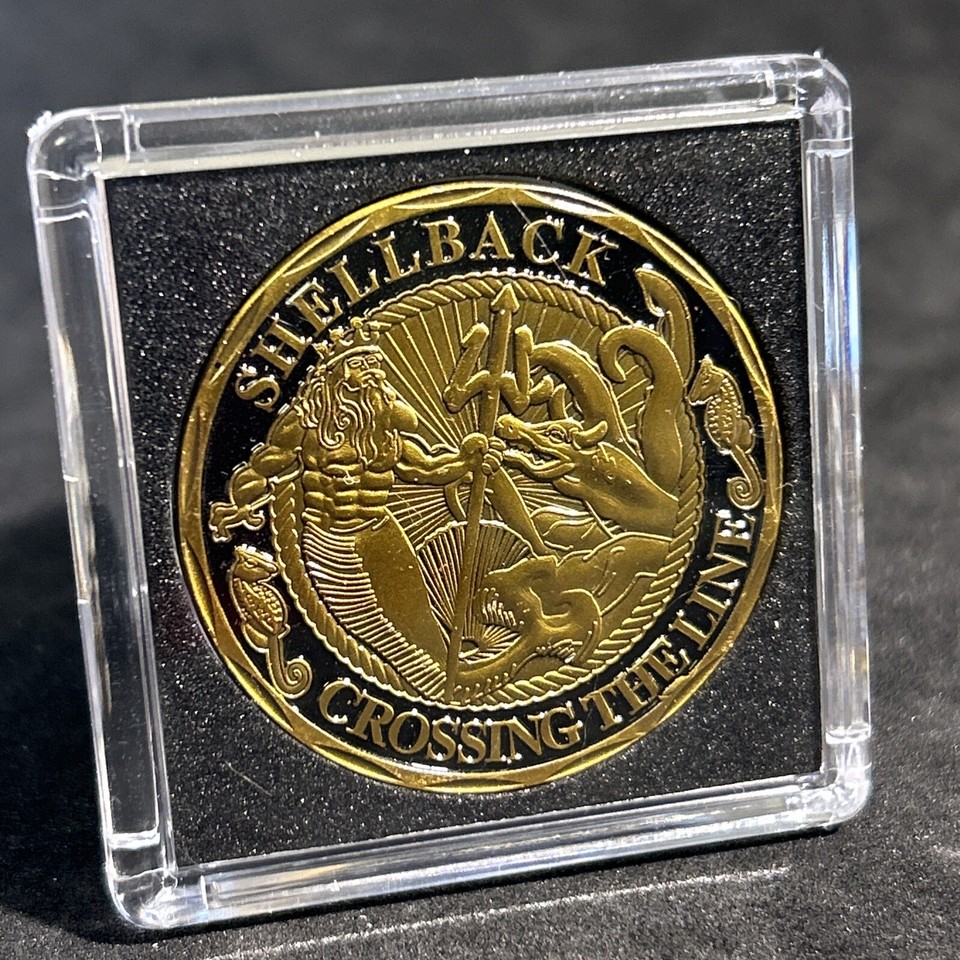 Shellback United States Navy Marine Corps USN USMC Challenge Coin ...