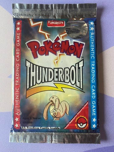 Pokémon Funskool Thunderbolt Sealed Pack - Lickitung Pack Art | eBay