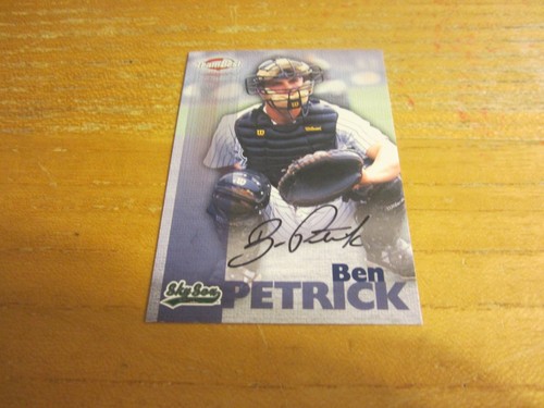 Ben Petrick Autographed 1999 Team Best Autographs #50 Card MLB Colorado ...