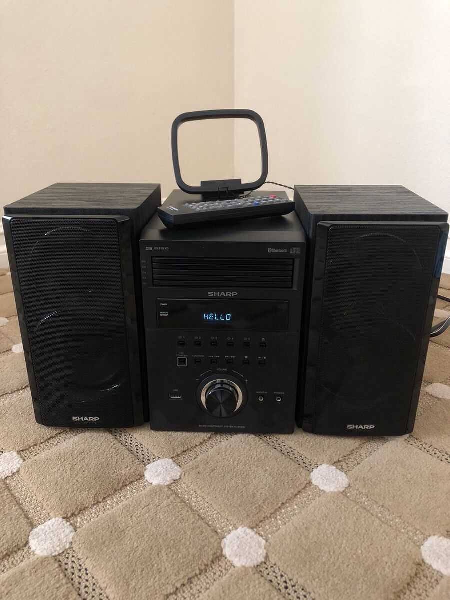 Sharp XL-BH250 5-Disc Micro Component Stereo System WITH Sharp XL-BH250 5-Disc Micro Component Stereo System WITH