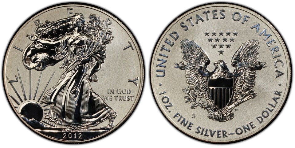 2012-S Silver Eagle San Francisco 2 Coin Set NGC PF70 ER SF Seal Label ...