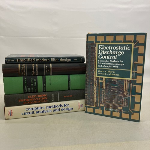 6 Vintage Science Math Textbooks Electrostatic Electrical Engineering Computers | eBay