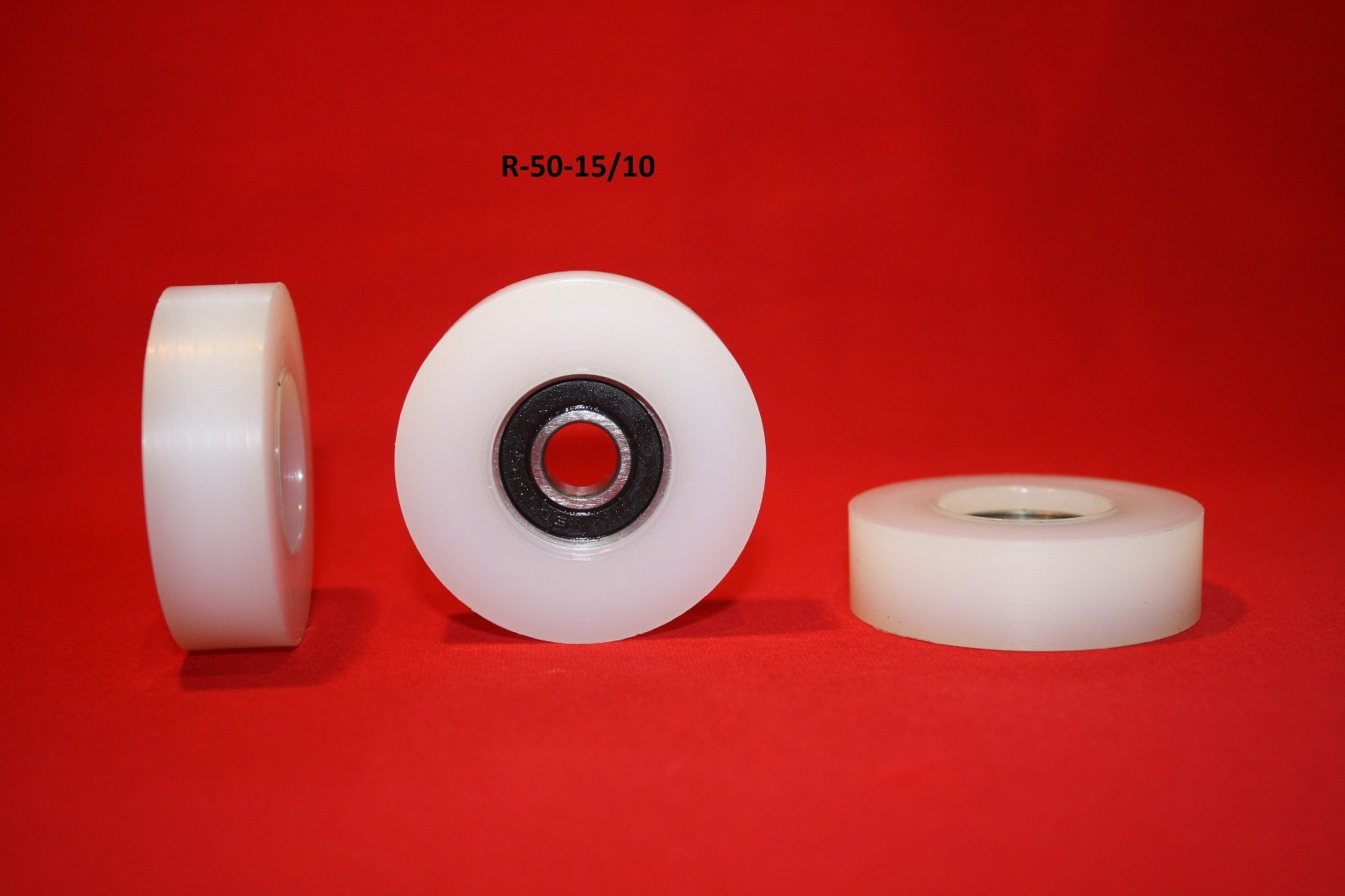 50 mm Nylon Roller Wheel With Bearing Guiding Wheel Flat Belt Idler | eBay