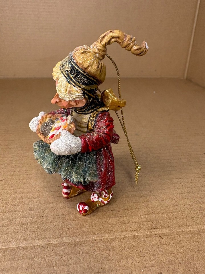 Demdaco Drolleries Resin Elf Woman Figurine Christmas Ornament D ...