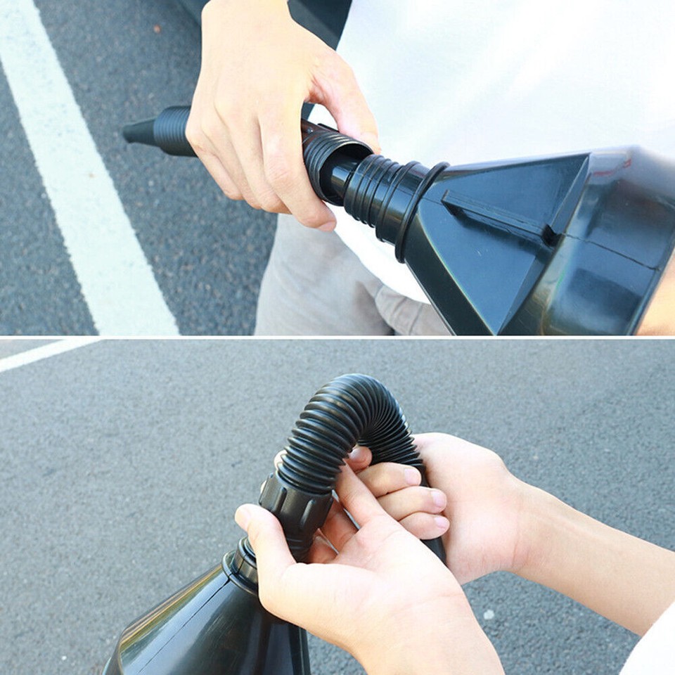 Automotive Car Motorcycle Boat Flexible Large Funnel Oil Water Gas Fuel ...
