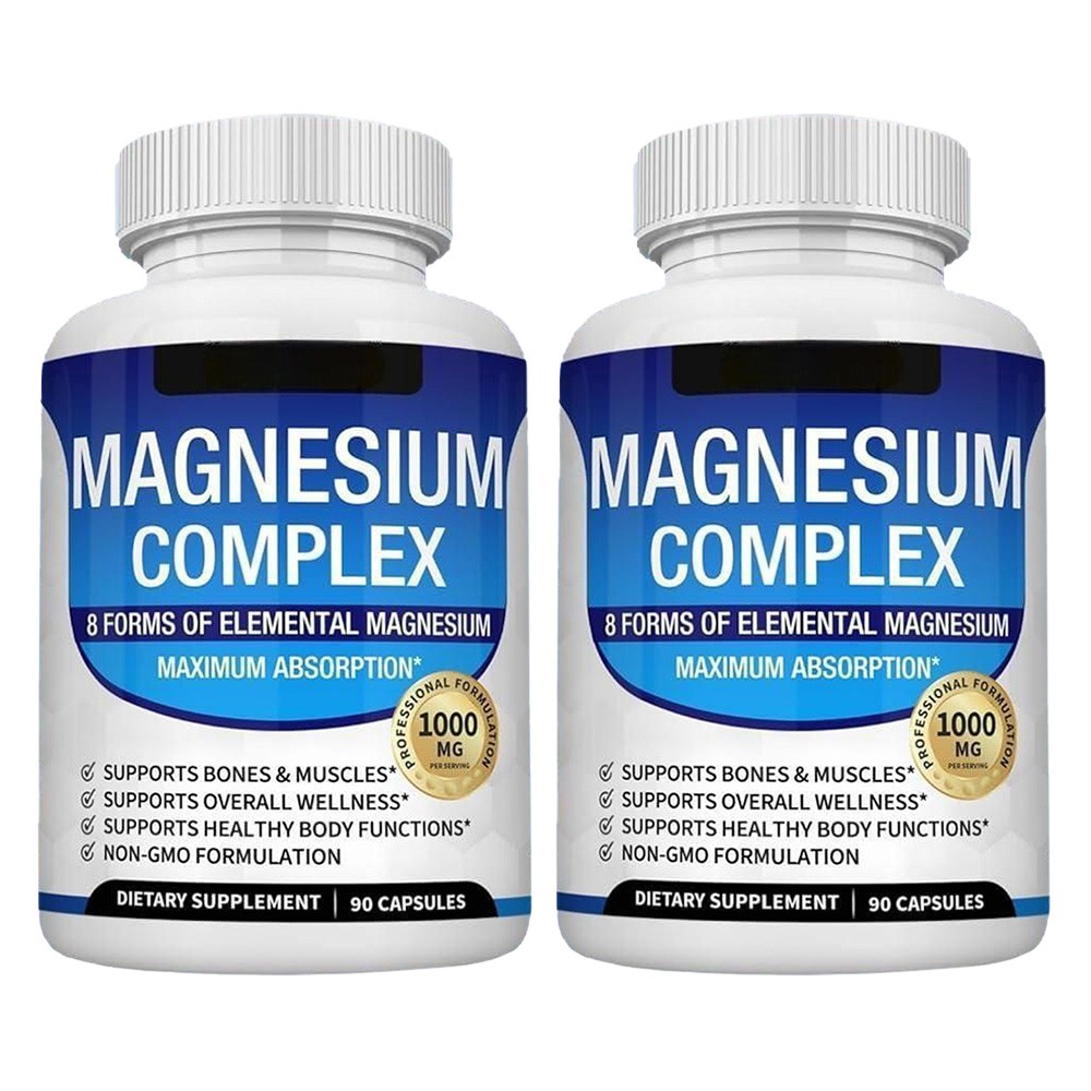 1~2pack Magnesium 8 in 1 Complex 1000mg & Blood Sugar Blend Supplement ...
