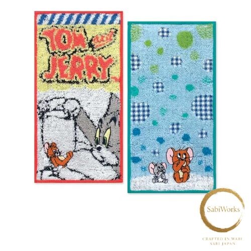 New Marushin Half Handkerchief Pocket Towel Set of 2 Tom and Jerry ...