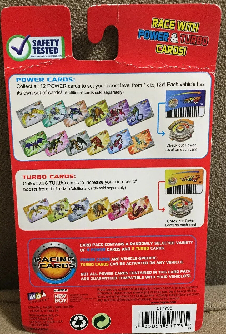 Scan2go Racing Cards Series 1 3 Packs 6-Card Packs. New & Sealed | eBay