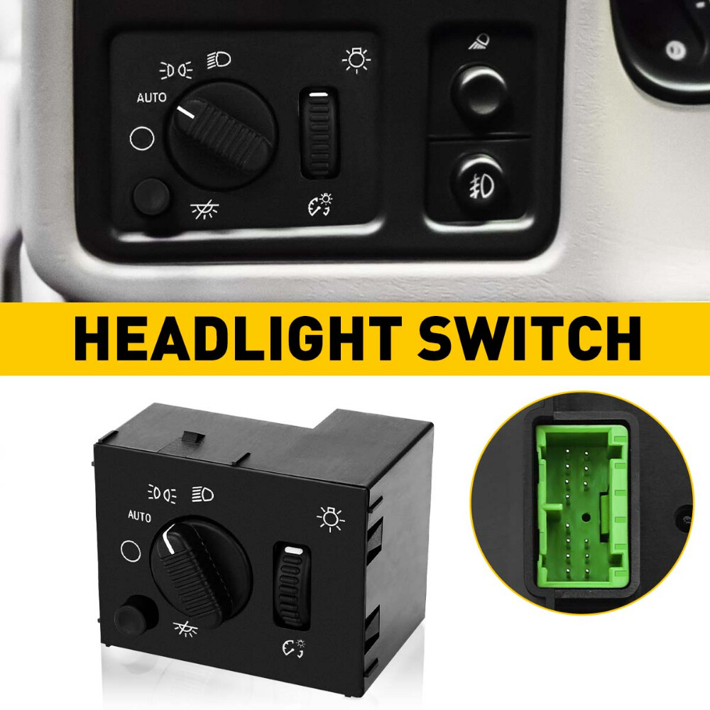 D1595g Replacement Headlight Dimmer Switch With Green LED - Compatible ...
