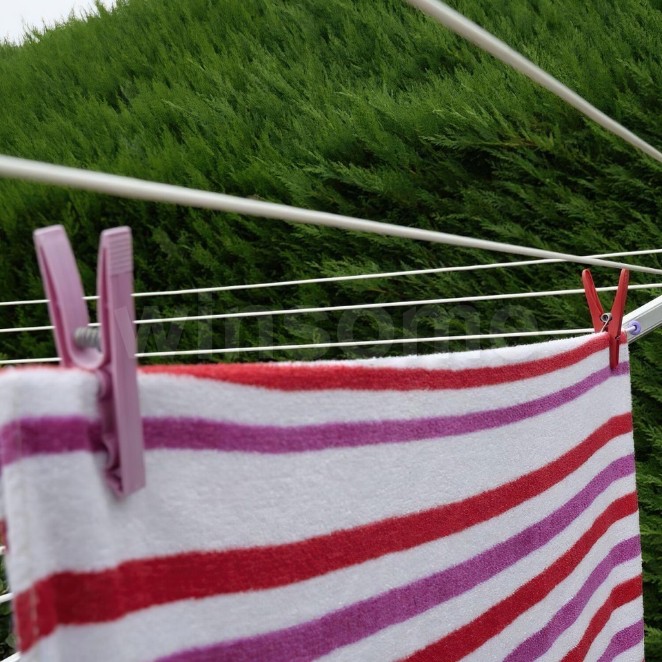 46M Long Washing Line Rope Rotary Outdoor Replacement Garden Clothes ...