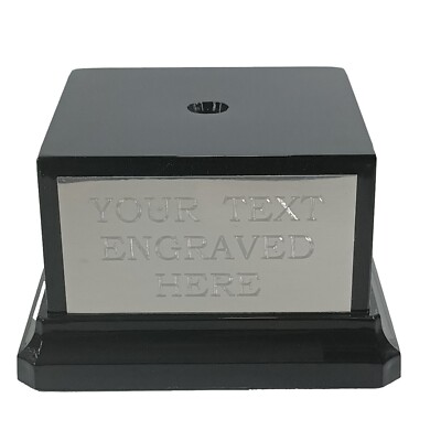 Trophy Base Plinth, Square Black Trophy Base, Ideal For Trophies Models ...