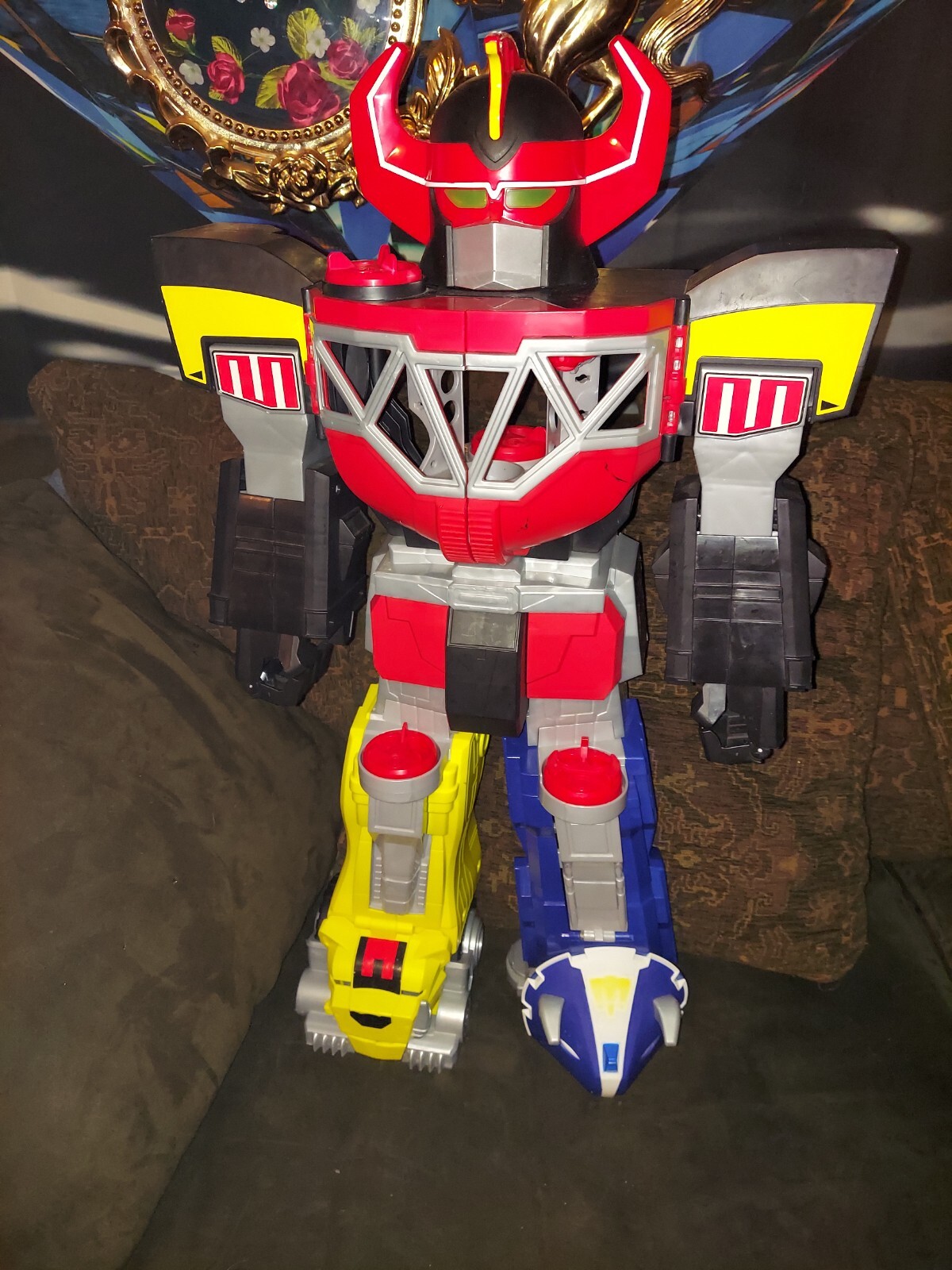 27" Fisher Price Imaginext Mighty Morphin Power Rangers Megazord Toy ...