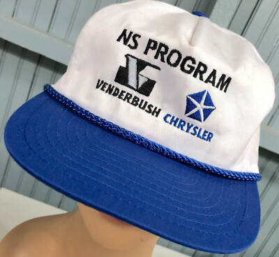 Chrysler Automotive Venderbush NS Snapback Baseball Hat Cap | eBay