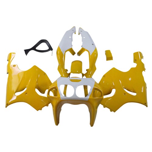 White Yellow ABS Fairings Kit For Kawasaki ZX7R Ninja 1996 - 2003 Body ...