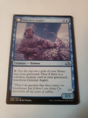 MTG Grizzled Angler Grisly Anglerfish Eldritch Moon 063/205 Regular ...