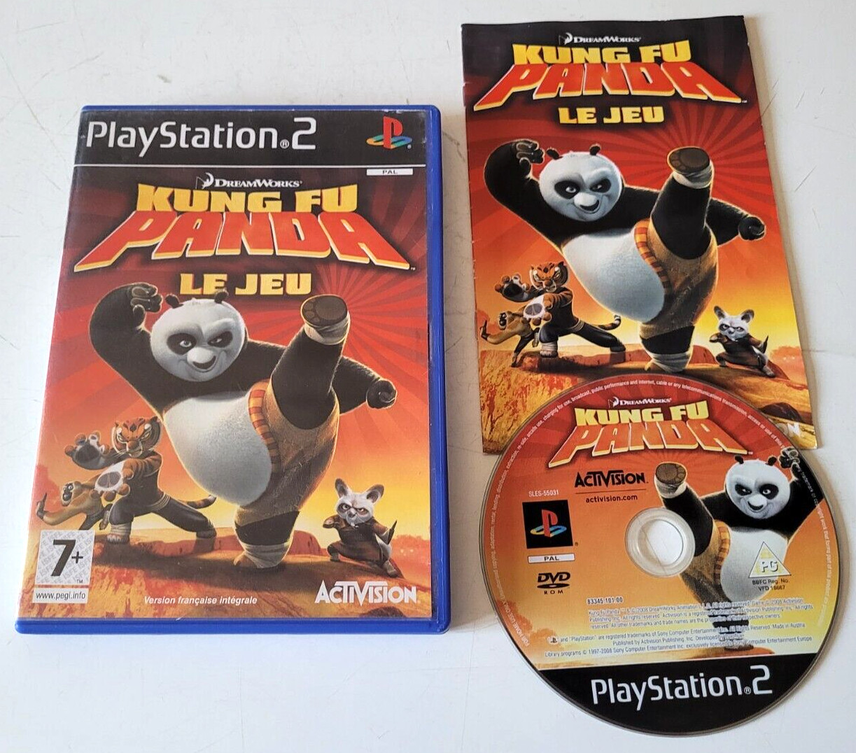 Kung Fu Panda PlayStation 2 PAL - Prix - Photo - Présentation