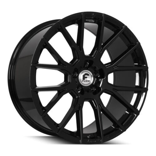 24" Forgiato Wheels Flow 001 Black Rims FIt 5x130 Mercedes G Wagon G63 ...