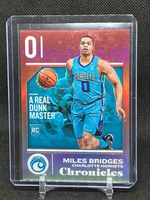 2018-19 Panini Chronicles Rookies Red /149 Miles Bridges #528 Rookie RC ...