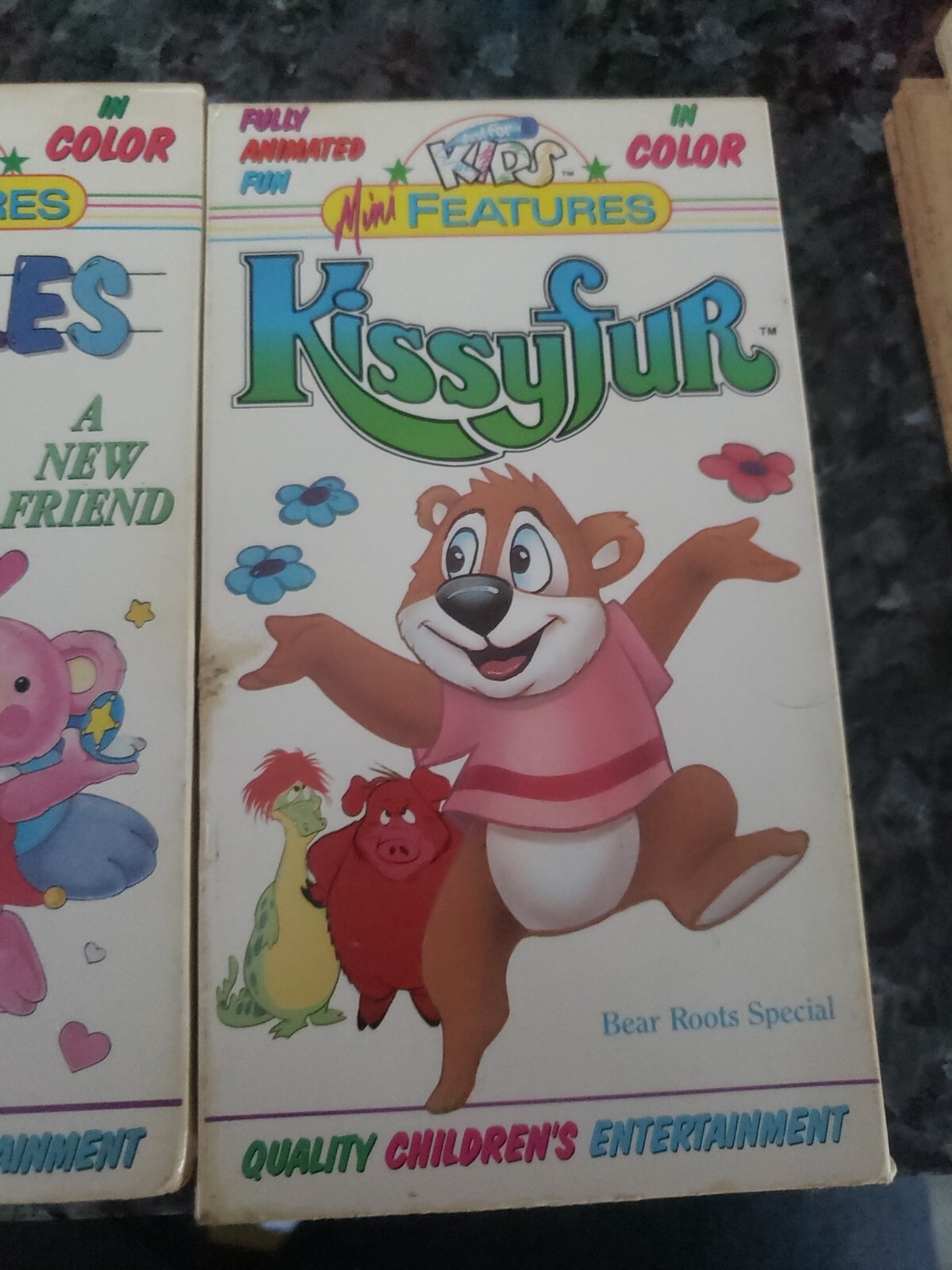 Noozles/ Kissyfur/ Bluffer (VHS, 1992) MiniFeatures 3 Tapes | eBay