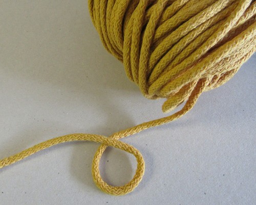 Braided Cotton Cord Piping String 5mm Drawstring Cord 30colors Rope ...