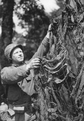 WW2 - Bocage du Cotentin fin juin 1944 - Camouflage du campement | eBay