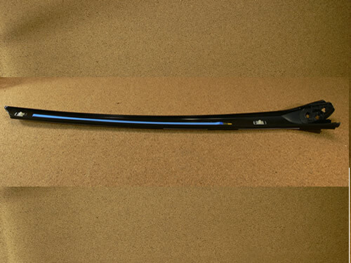 GENUINE LAND ROVER WINDSHIELD MOULDING FRONT A PILLAR RANGE ROVER 13 RH ...