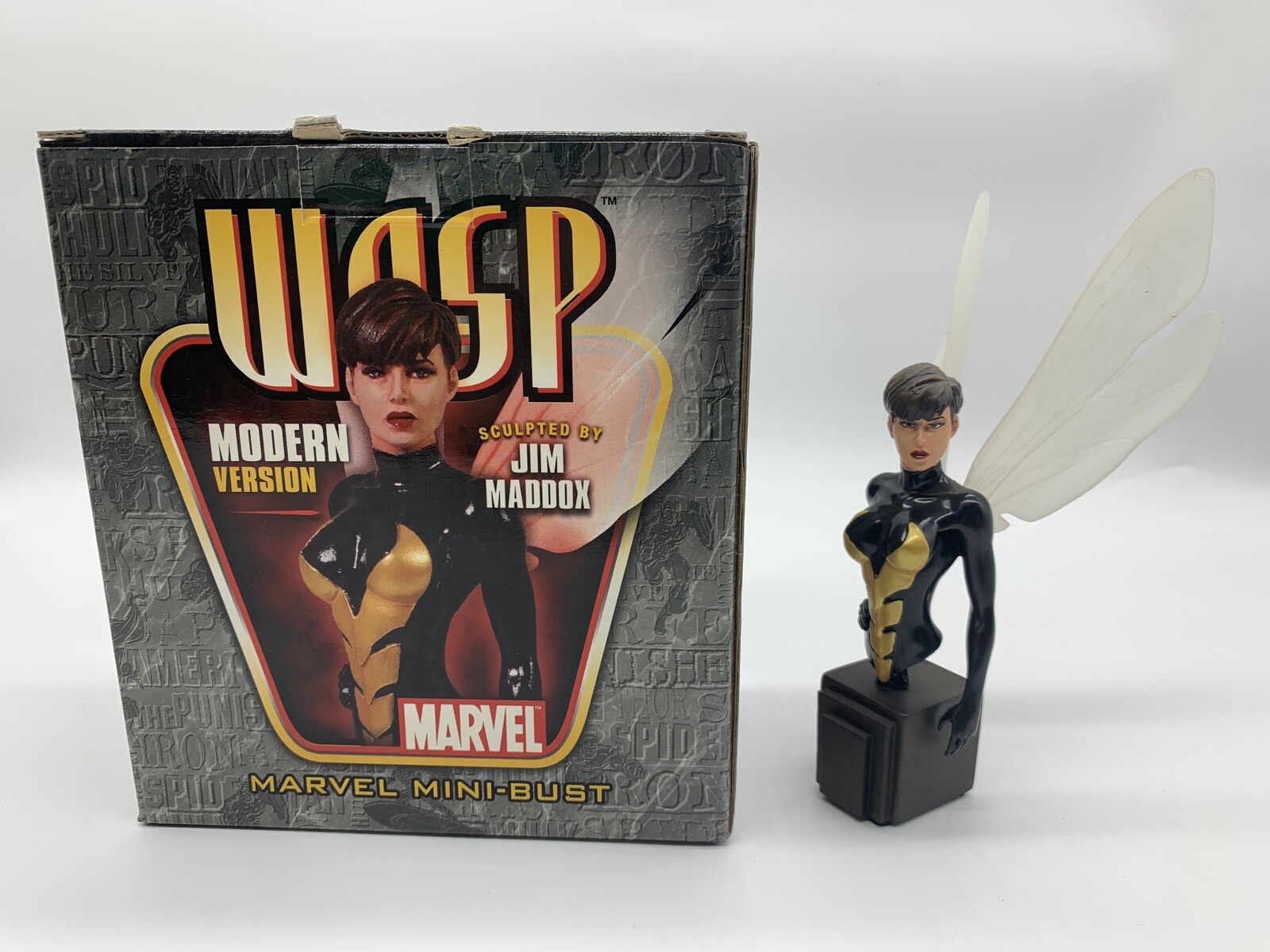 Bowen Designs Wasp Modern Version Marvel Mini Bust #926 /2000 Avengers ...