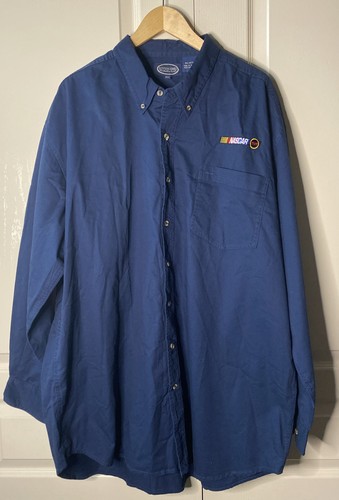 Nascar TNT Mens long sleeve button down navy shirt Size XXL NWT | eBay