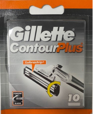 Gillette Contour Plus (Atra Plus) Refill Razor Blades - 10 Cartridges ...