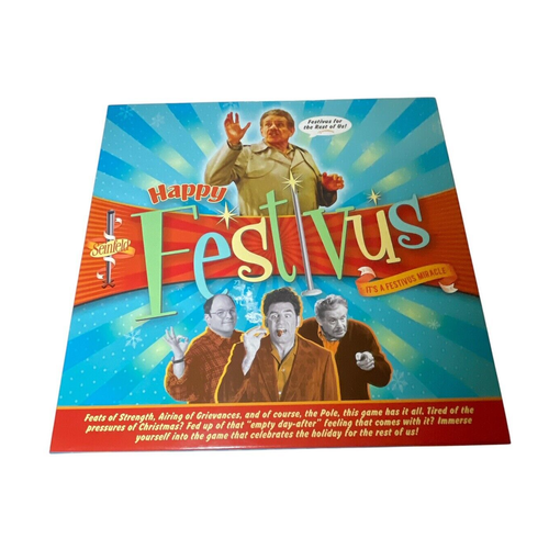 Seinfeld HAPPY FESTIVUS Board Game Fun Game Night Jerry George Kramer ...