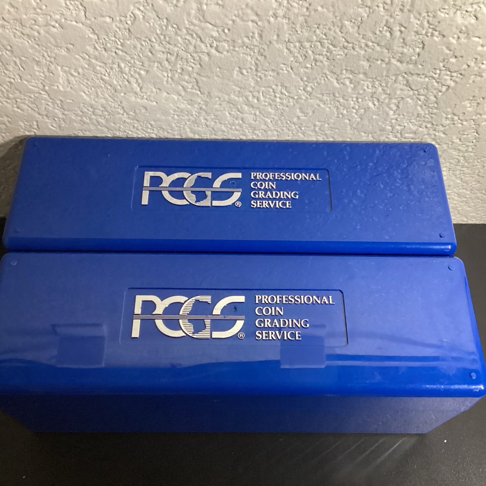Two PCGS 20 Coin Plastic Storage Boxes! No Chips Or Cracks! | eBay