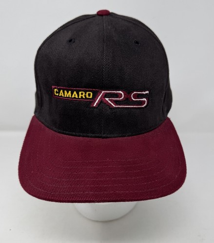Chevrolet Camaro RS Hat Cap Maroon Black Pro-Line Embroidered Logo ...