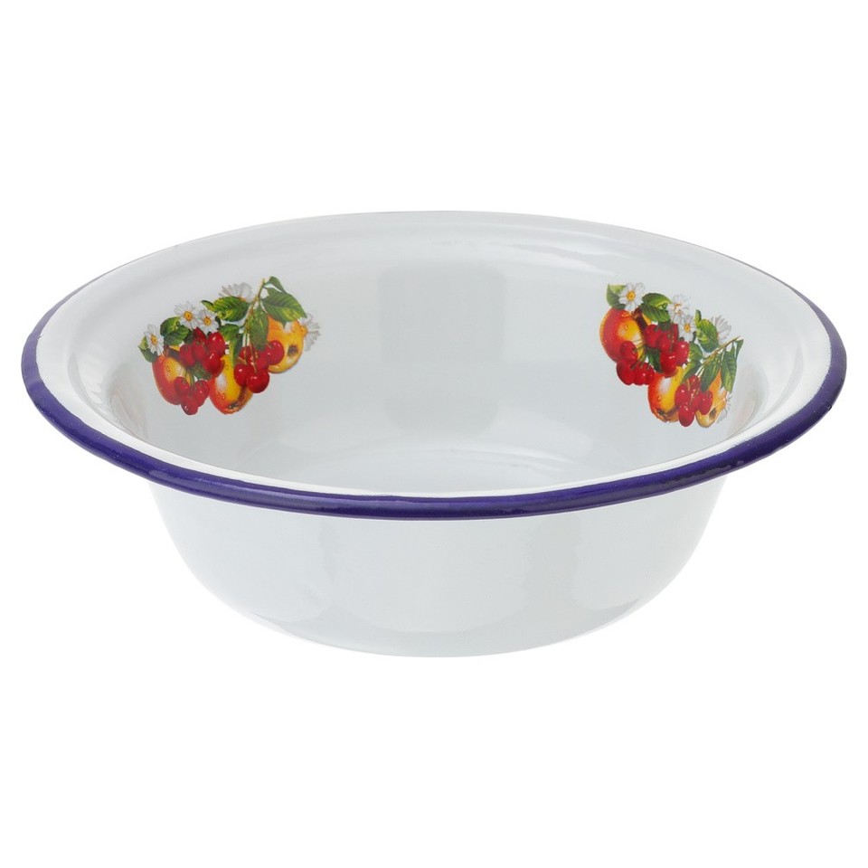 Dishpan Basin Enamel Bowl Large Pans for Cooking Enamelware Dishes ...