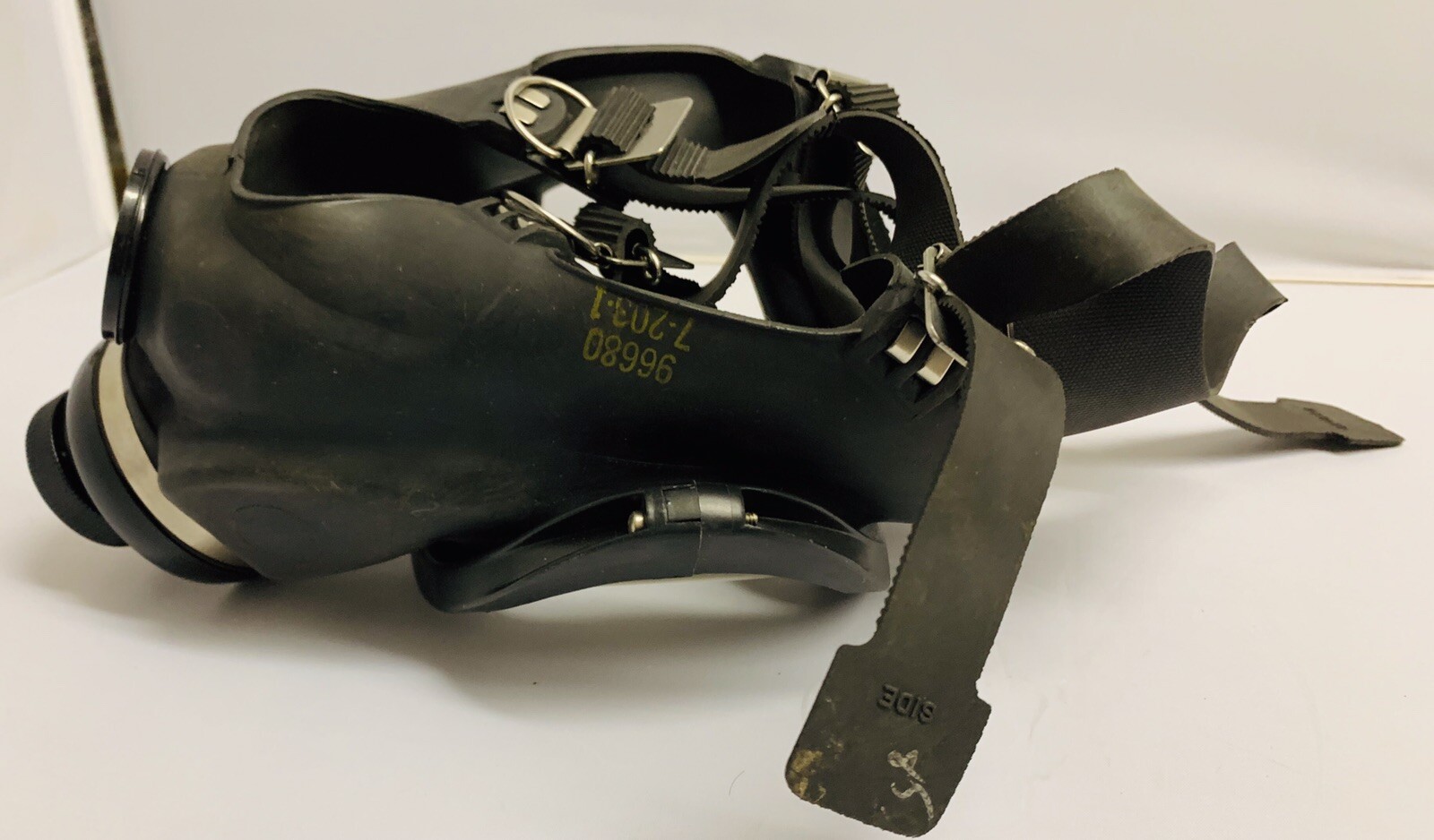 MSA Gas Mask Canister Type Full Face & Canister & Case | eBay