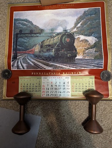 Pennsylvania Railroad Calendar 1980 (pic Grif Teller 1977) | eBay