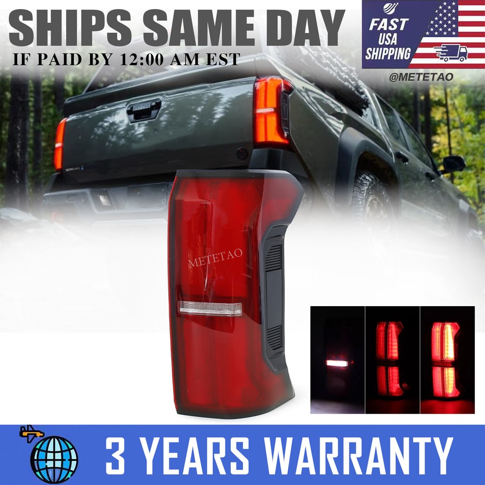 Right passenger side LED Tail Light For Toyota Tacoma 2024 2025 81550 ...