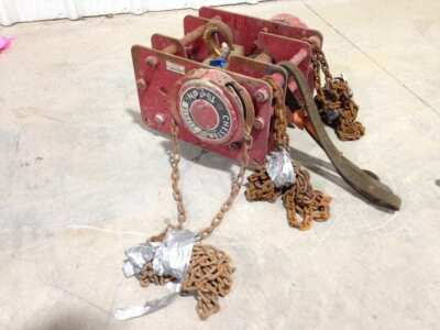 Chester Zephyr 1.5 Ton Chain Hoist with a Beam Trolley manual | eBay