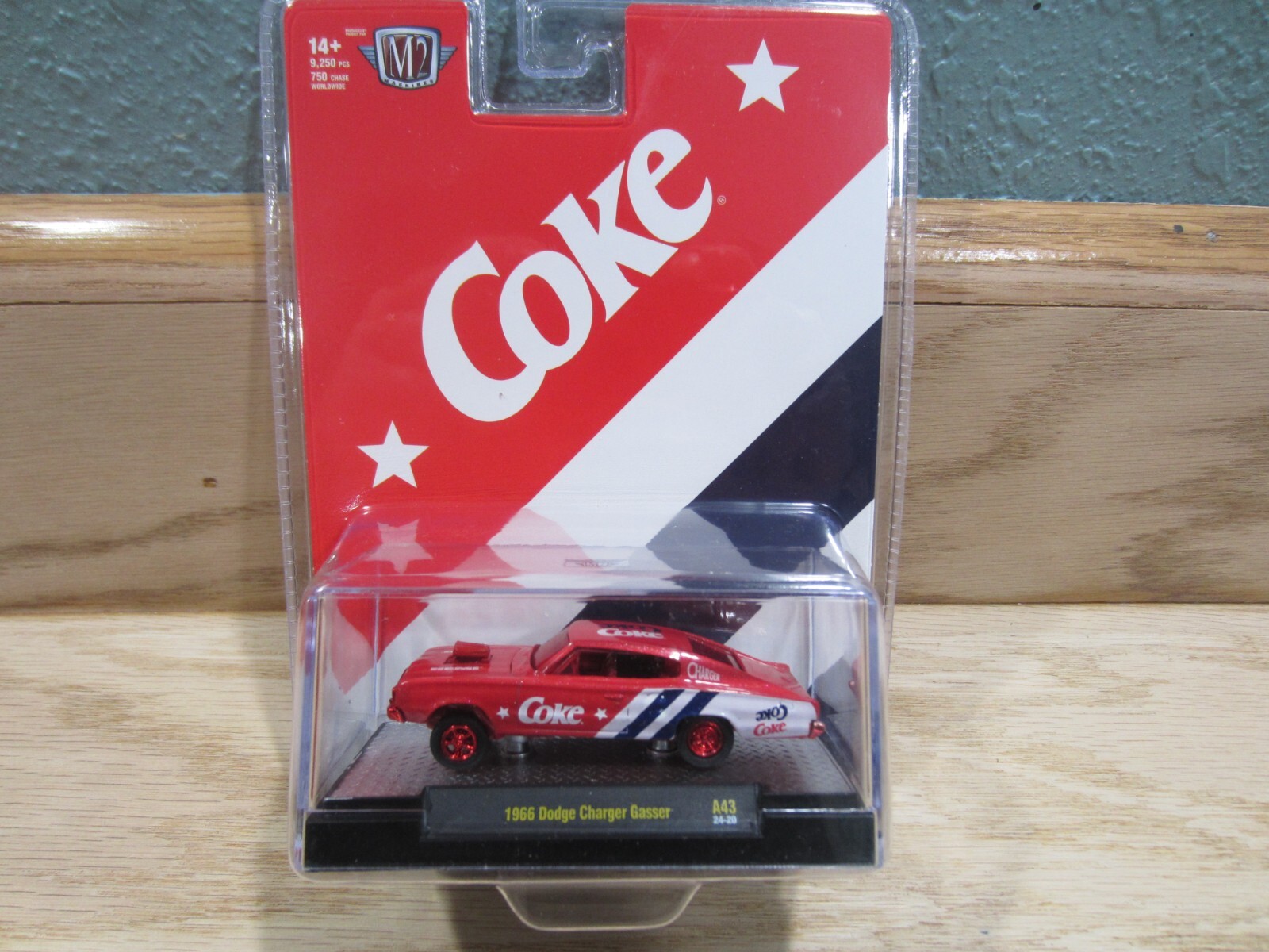 M2 MACHINES 2024 COKE 1966 DODGE CHARGER GASSER, RED CHASE A43 24-20 | eBay