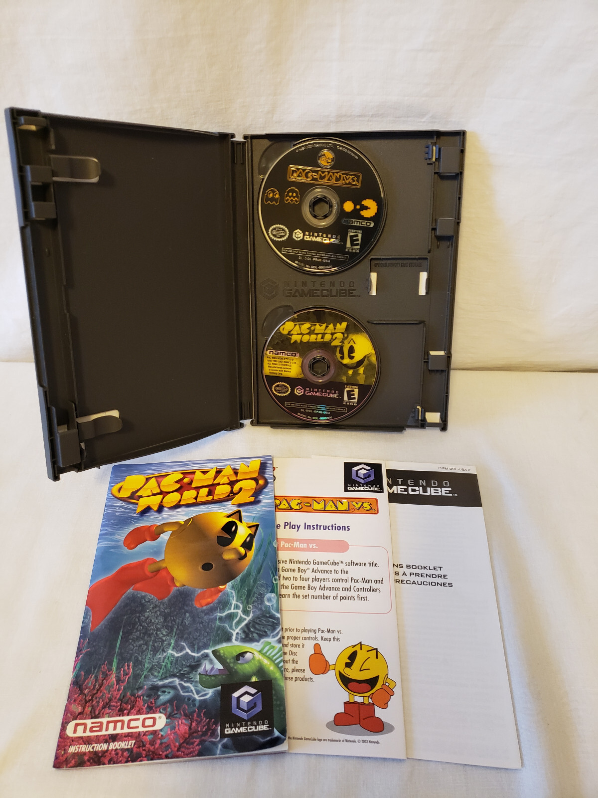 Pac-Man vs. Pac-Man World 2 (Nintendo GameCube, 2003) w/Manual ...