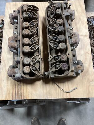 1971 PONTIAC 400-455 GTO FIREBIRD #96 CYLINDER HEADS PAIR Big Flow ...