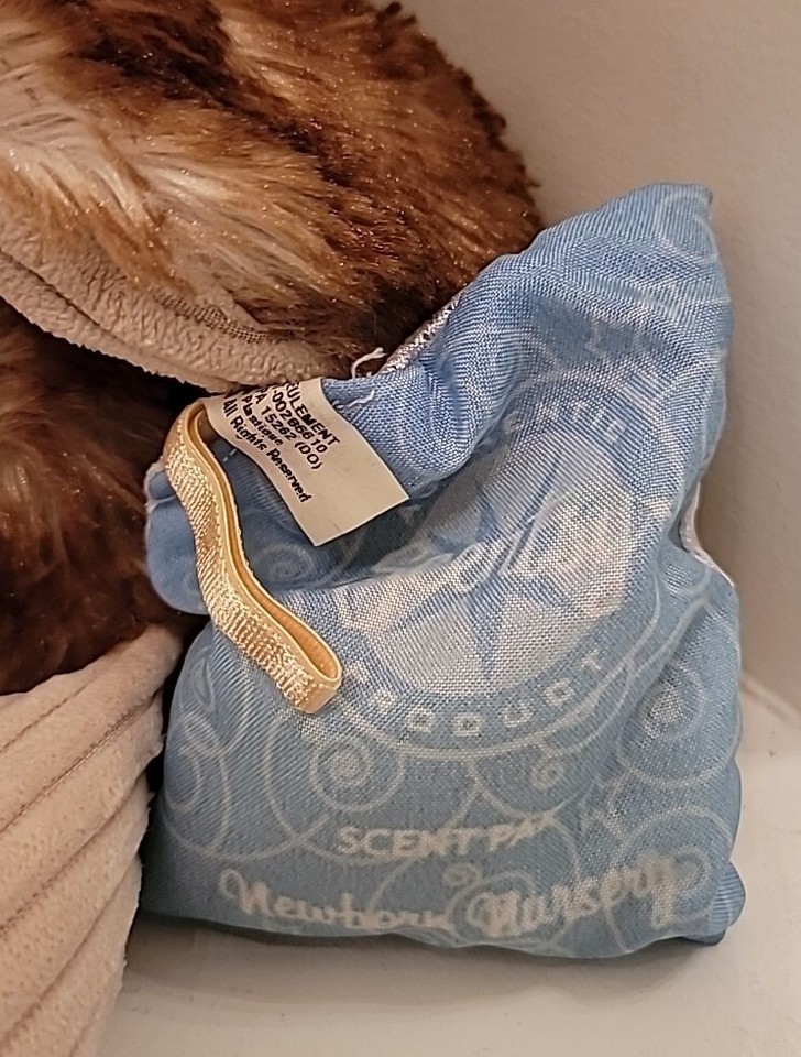 Scentsy Buddy Oakley Owl Plush 12” Brown White Fluffy Newborn Nursery ...