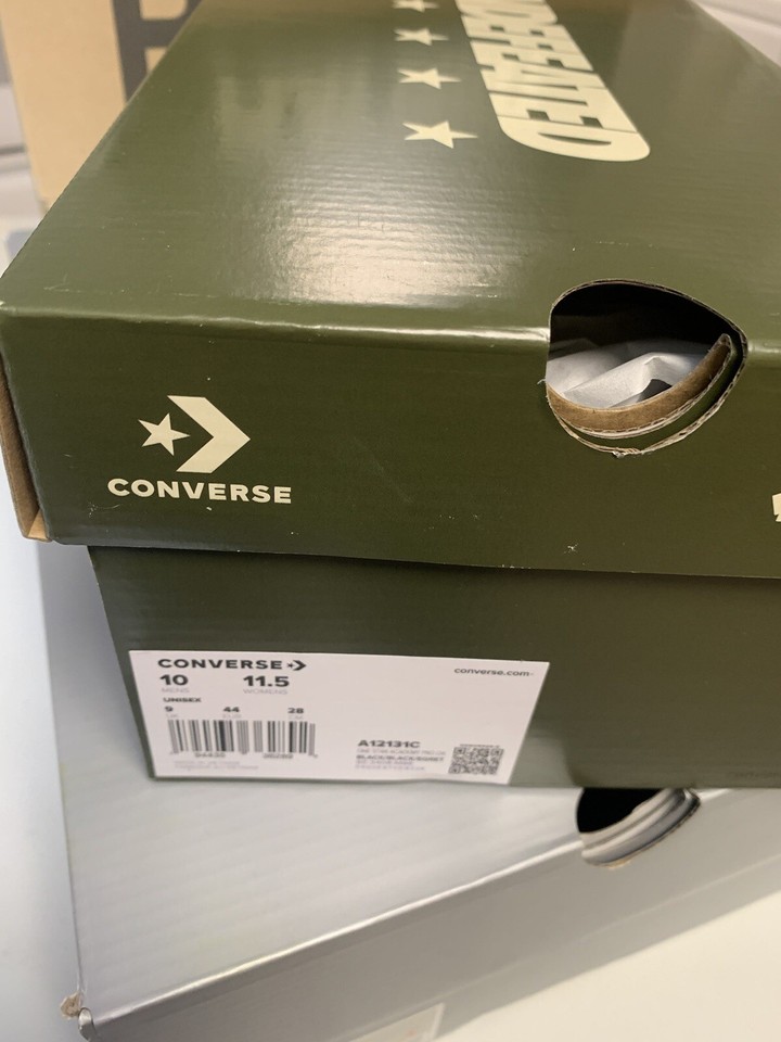 Converse Undefeated One Star Academy Pro Black Size 10 A12131C | eBay