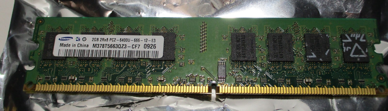 Samsung 2GB 240-Pin PC2-6400U DDR2 800Mhz Non-ECC SDRAM Memory ...