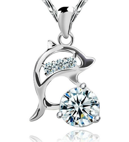 [Verita] [Good Luck Dolphin Necklace for Women, Simple Message ...