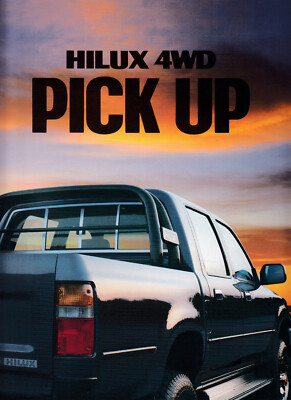 1992 TOYOTA N90 HILUX 4WD PICKUP Range 16p Prestige JDM Brochure in ...