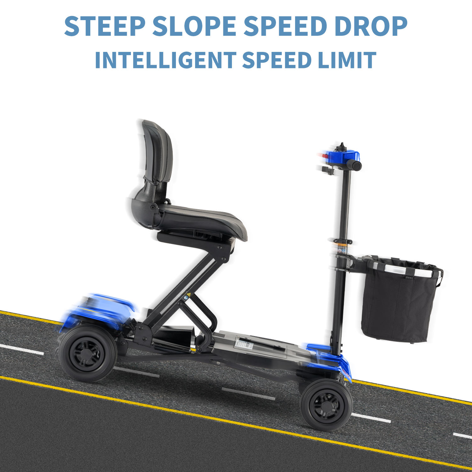 4 Wheel Folding Mobility Scooter Power Wheel Chairs Electric Device ...