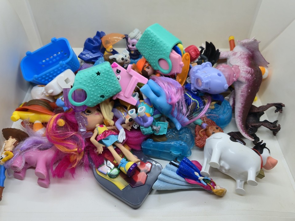 Mixed Lot of Mostly Girls Junk Drawer Kids Toys 3+ lbs Pop Culture ...