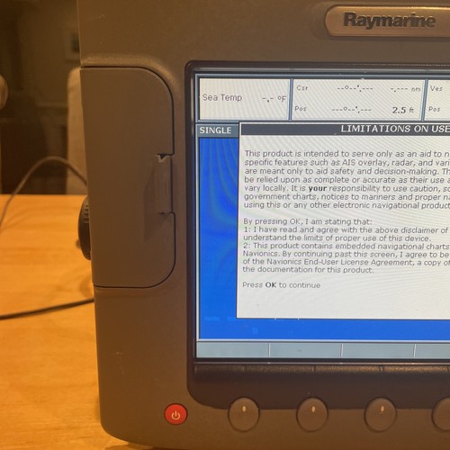 Raymarine E80 Classic GPS Chartplotter Multifunction Display ONLY; Warranty | eBay